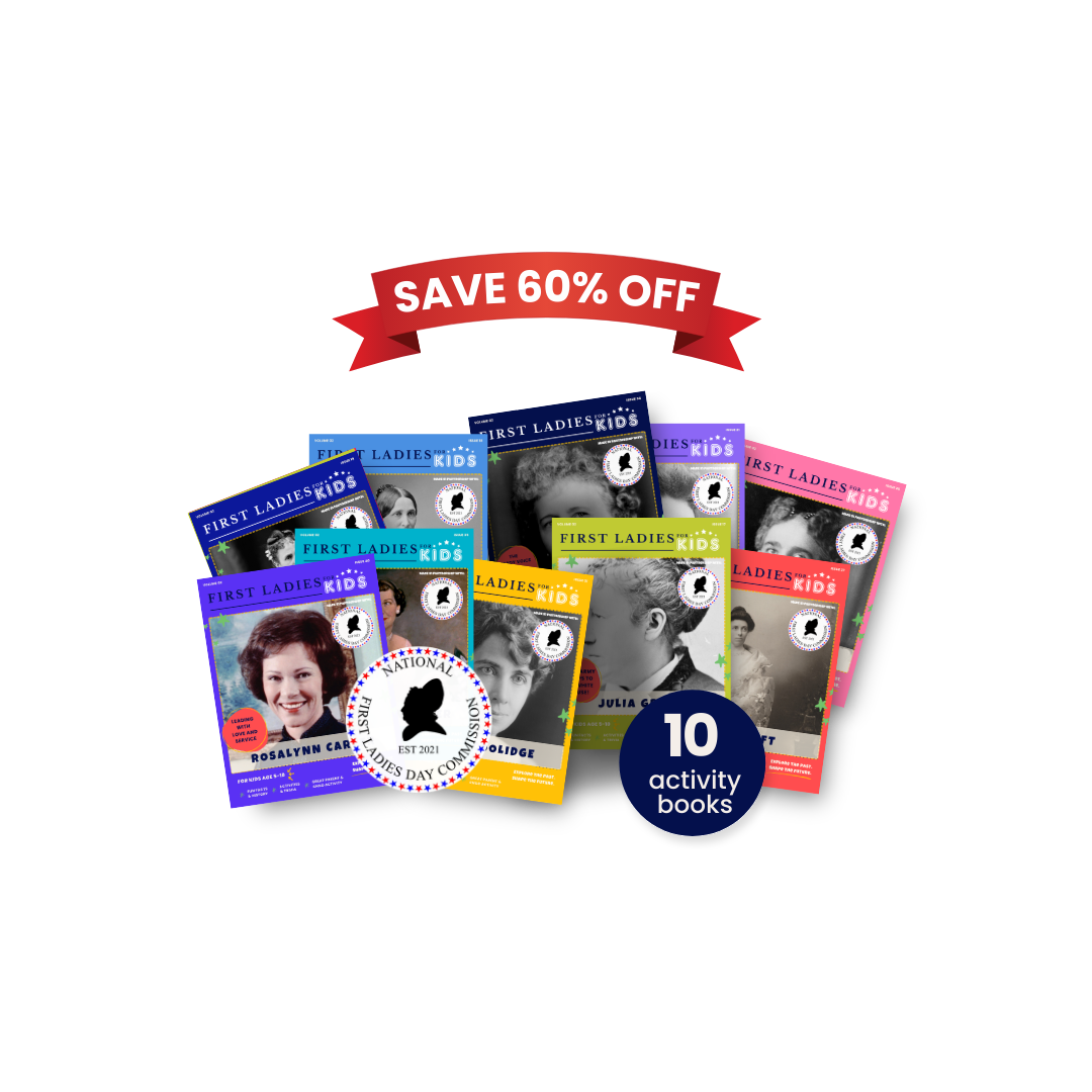 First Lady Activity Book Collector Sets – Presidents For Kids
