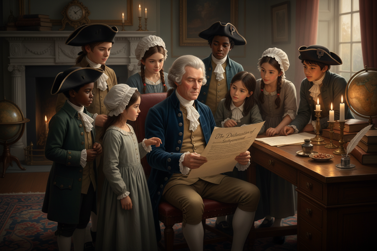Explaining the Declaration of Independence for Kids – Presidents For Kids