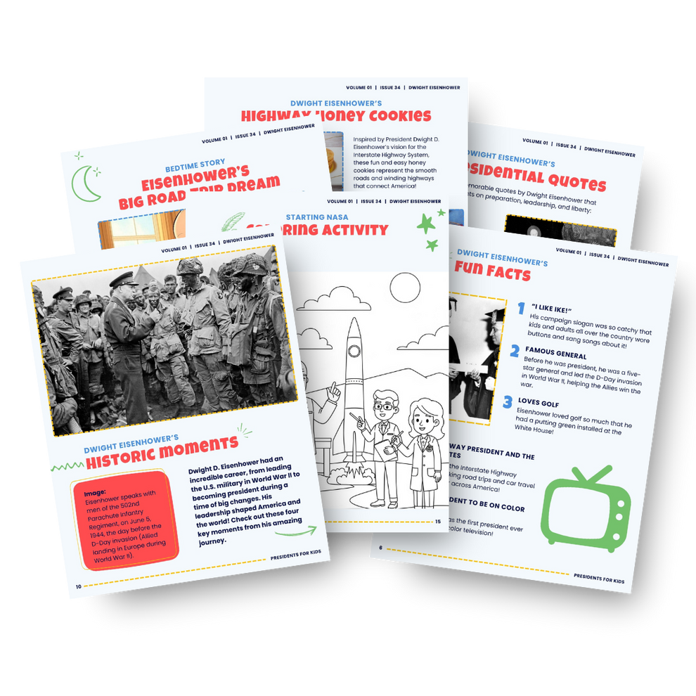 President Dwight Eisenhower Book For Kids – Presidents For Kids