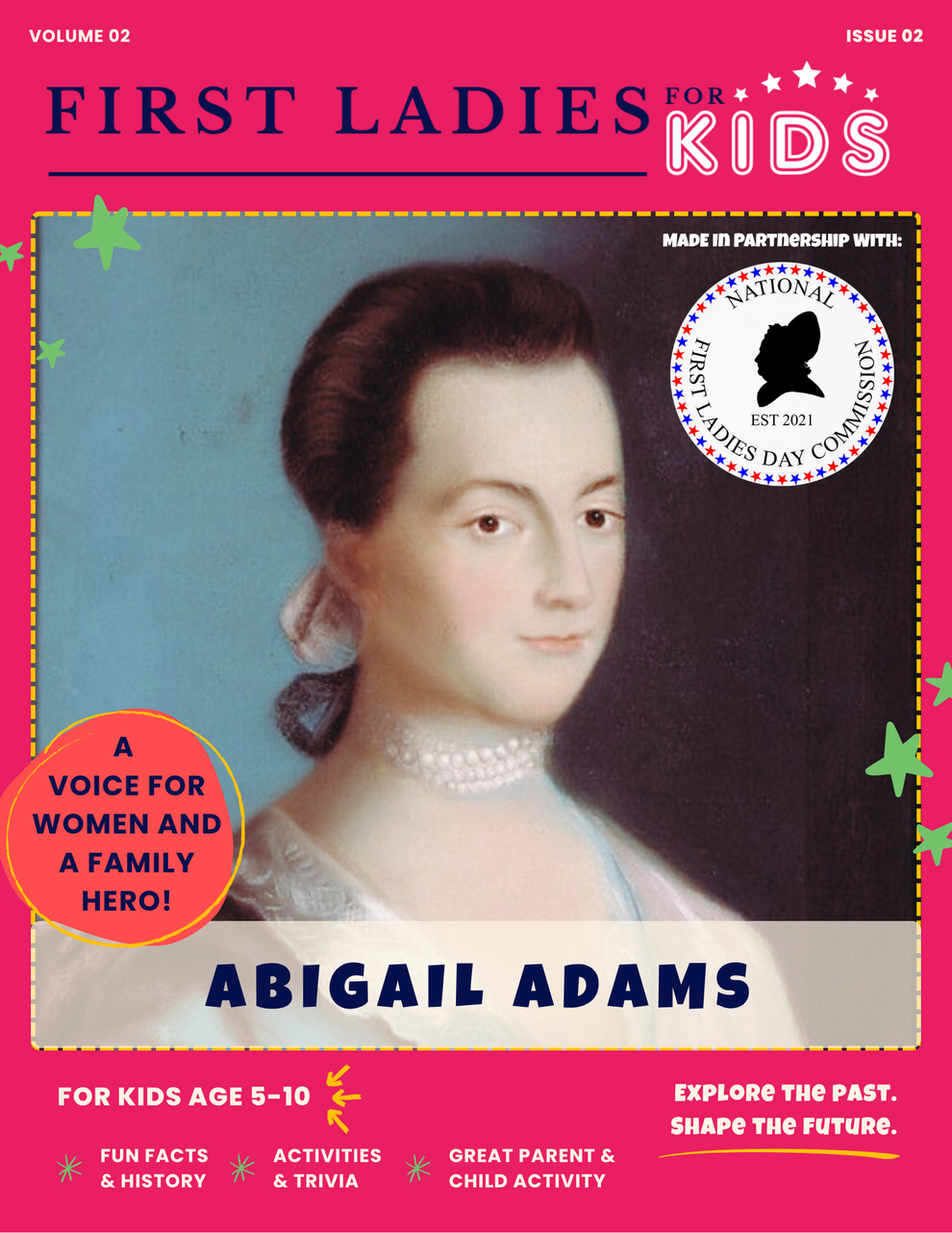 Abigail Adams Activity Book for Kids (Ages 5-10) | Presidents For Kids ...