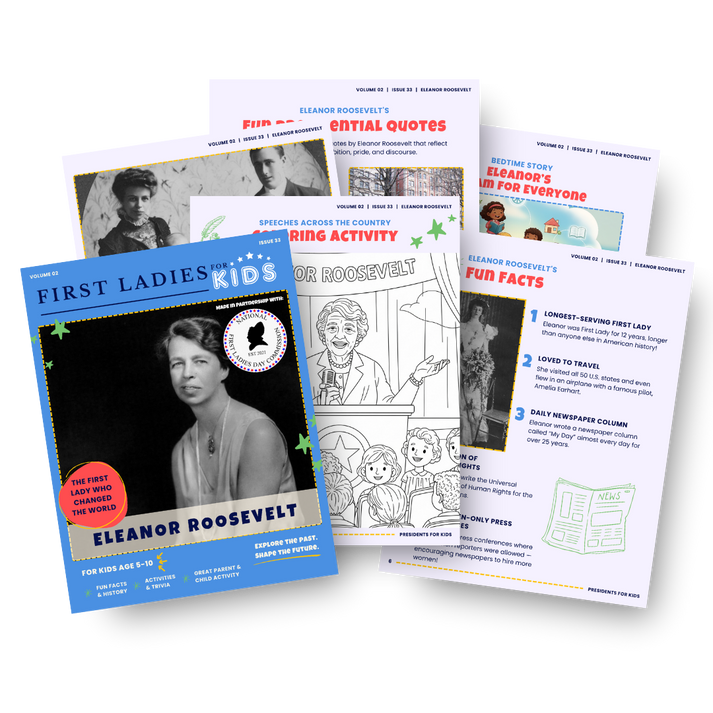 First Lady Eleanor Roosevelt – Presidents For Kids