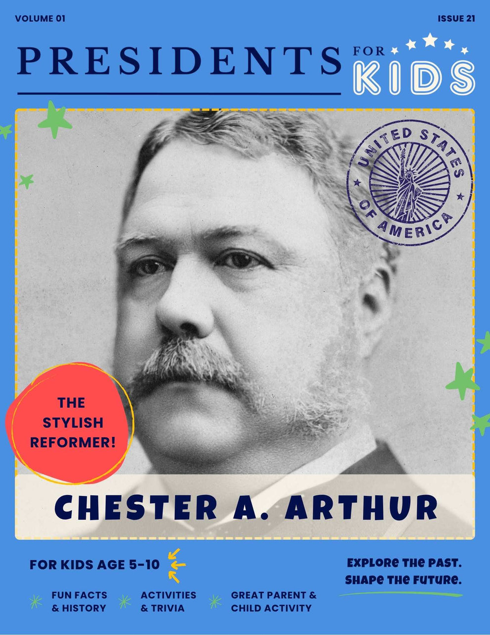 President Chester A. Arthur Book For Kids – Presidents For Kids
