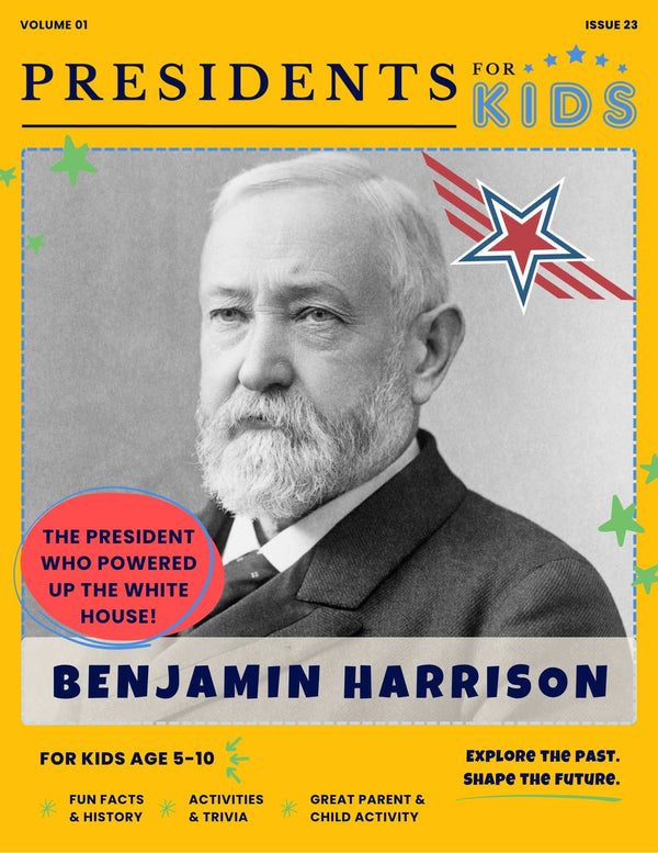 Benjamin Harrison Activity Book for Kids (Ages 5-10) | Presidents For ...