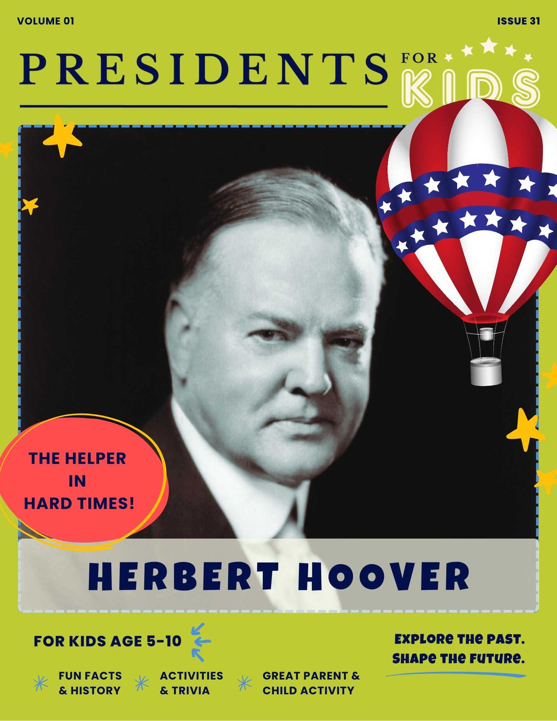 President Herbert Hoover Book For Kids – Presidents For Kids
