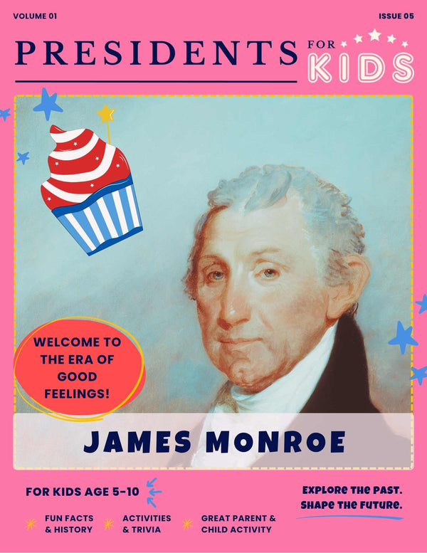 James Monroe Activity Book for Kids (Ages 5-10) | Presidents For Kids ...