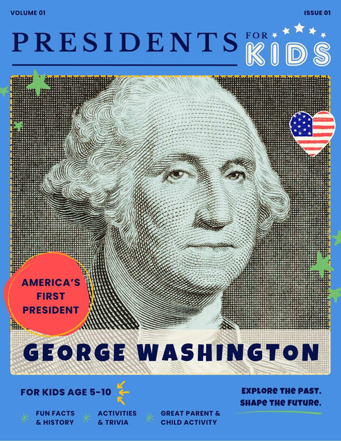 President George Washington Book For Kids – Presidents For Kids
