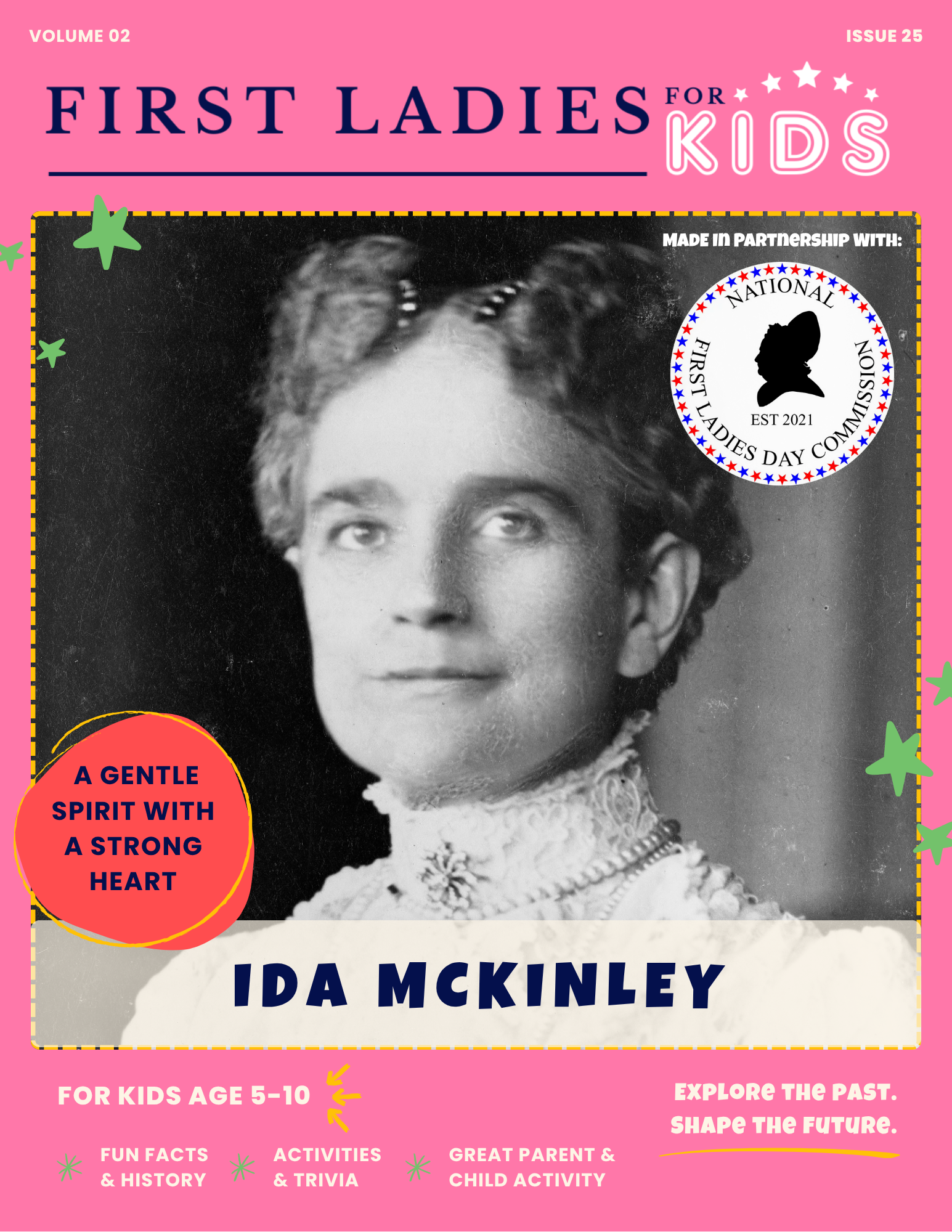 Ida McKinley Activity Book for Kids (Ages 5-10) | Presidents For Kids ...