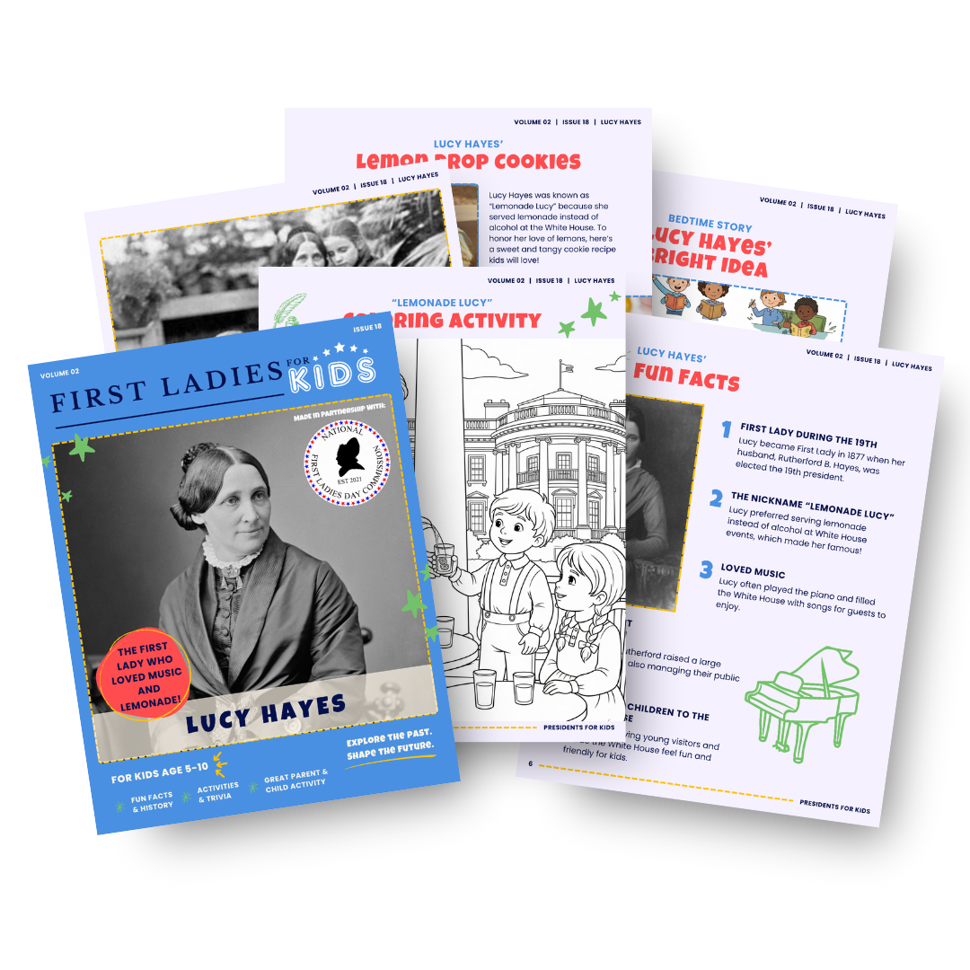 First Lady Activity Books – Presidents For Kids