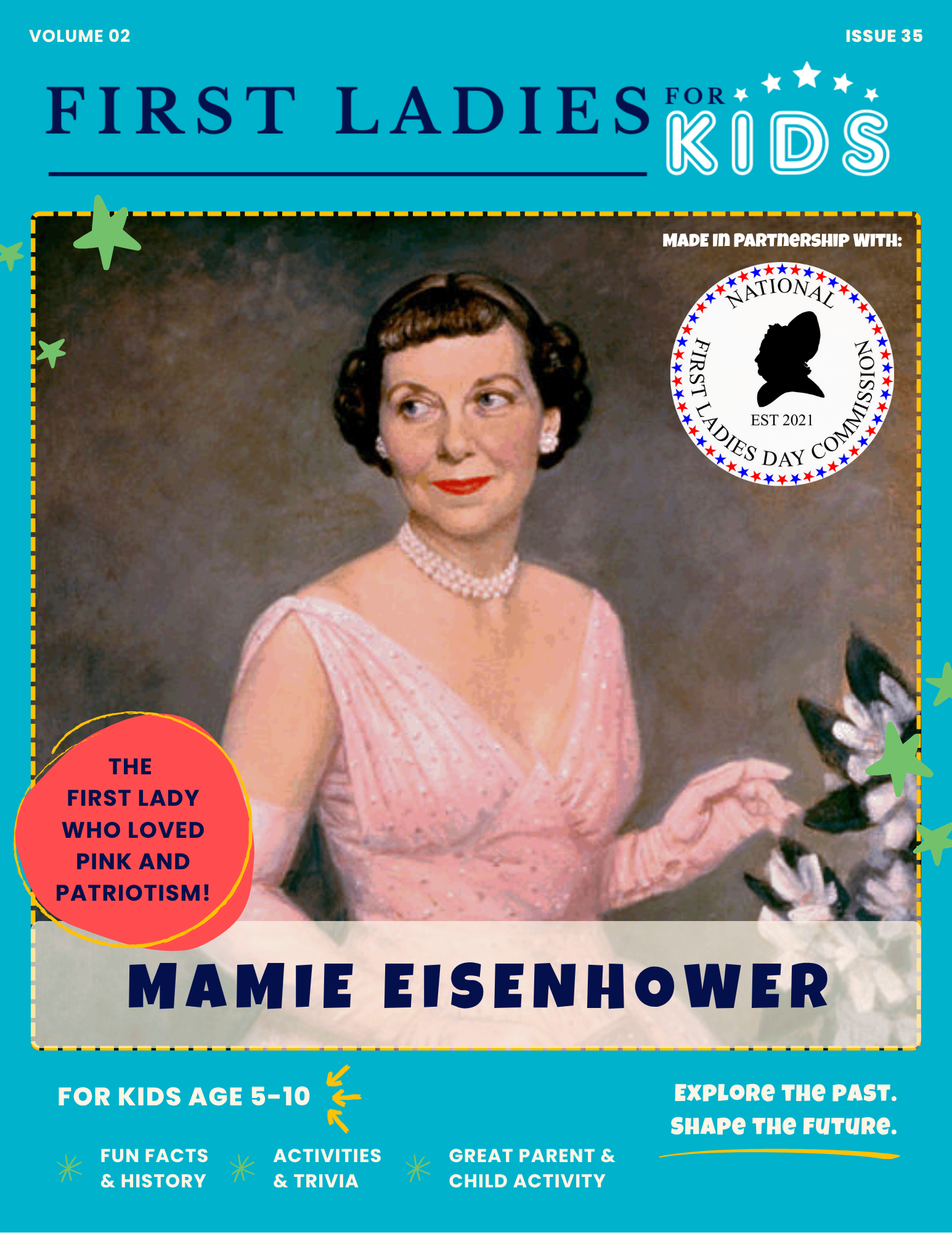 Mamie Eisenhower Activity Book for Kids (Ages 5-10) | Presidents For ...