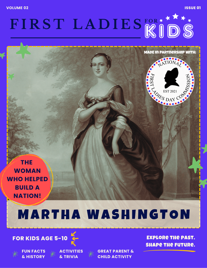 Martha Washington Activity Book for Kids (Ages 5-10) | Presidents For ...