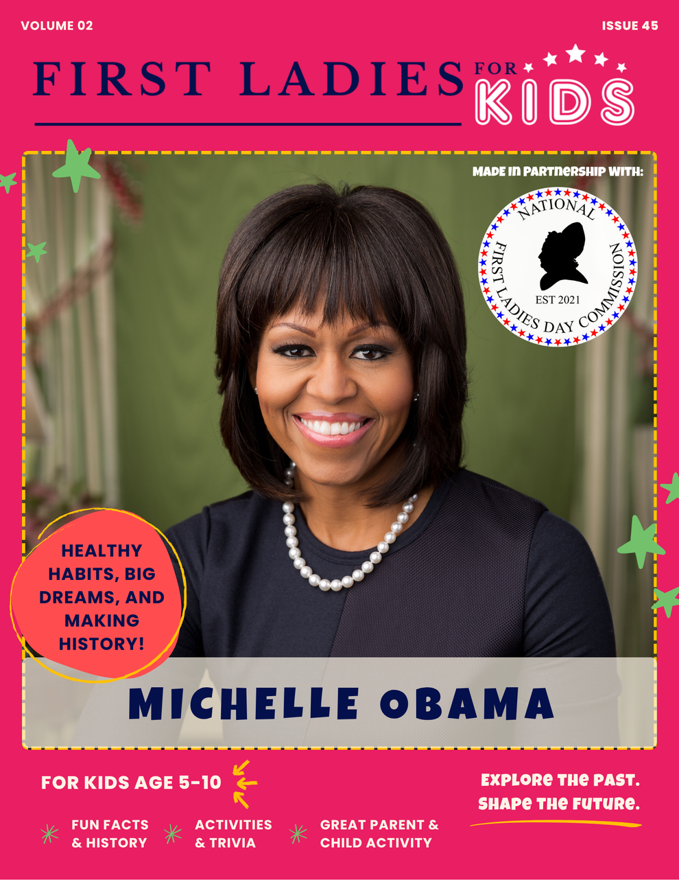 First Lady Michelle Obama – Presidents For Kids