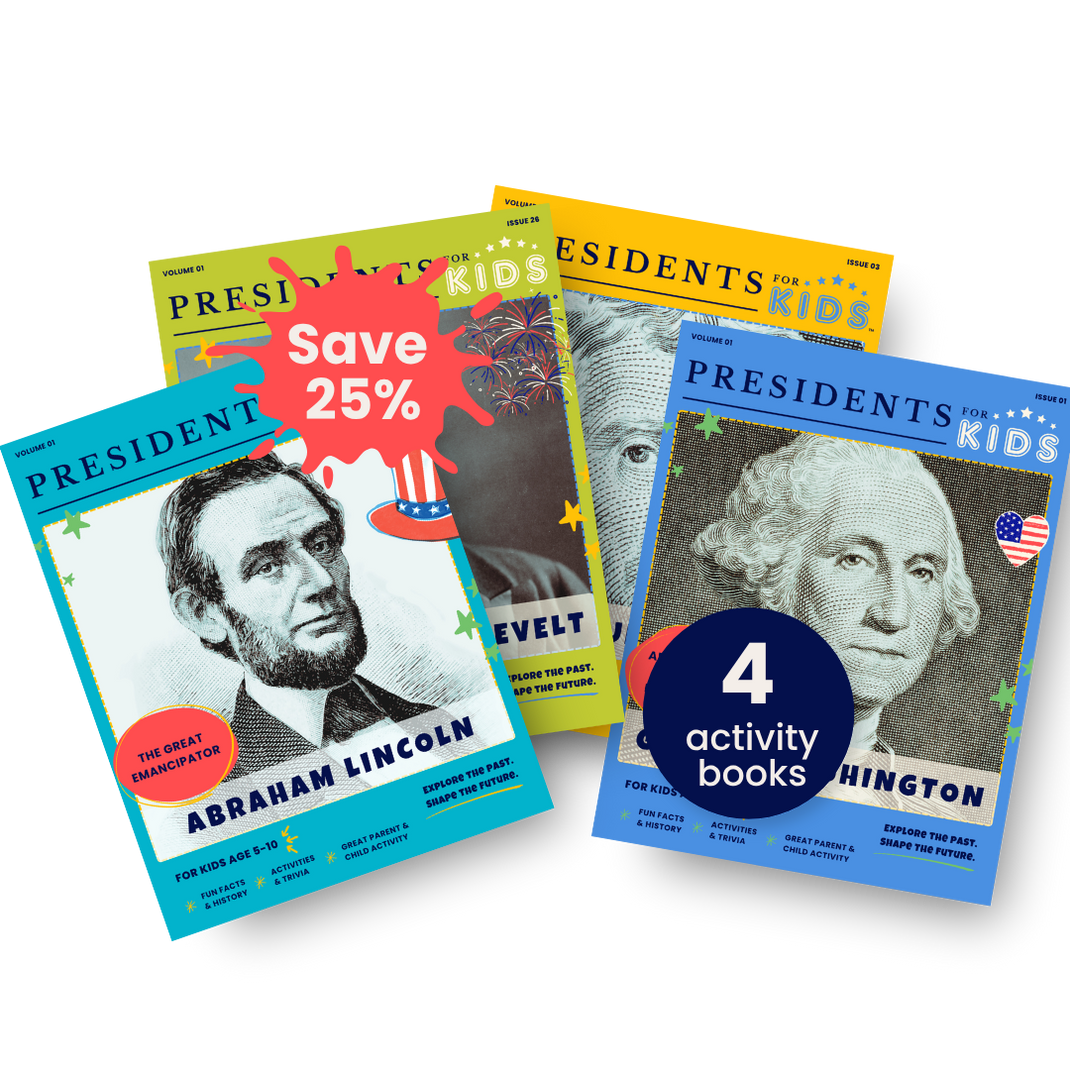 Activity Book Collector Sets – Presidents For Kids