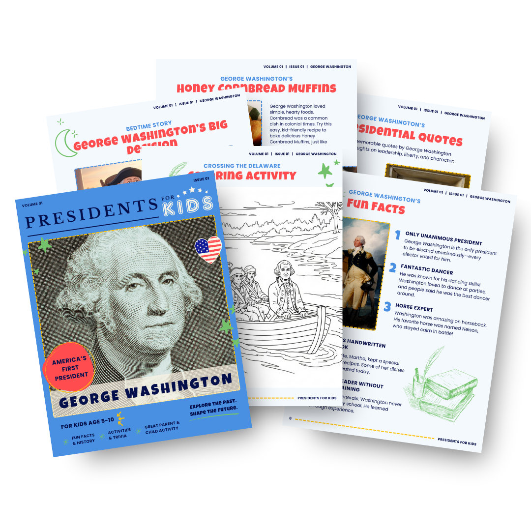 Presidential History Activity Books – Presidents For Kids