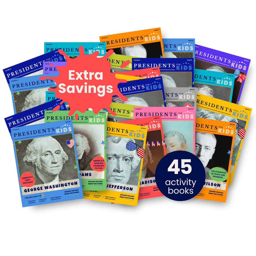Presidential History Activity Books – Presidents For Kids