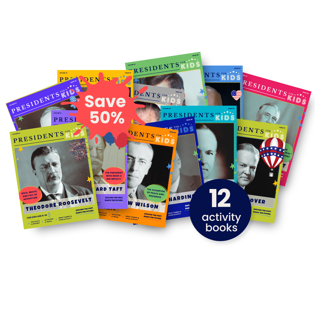 Presidential History Activity Books – Presidents For Kids