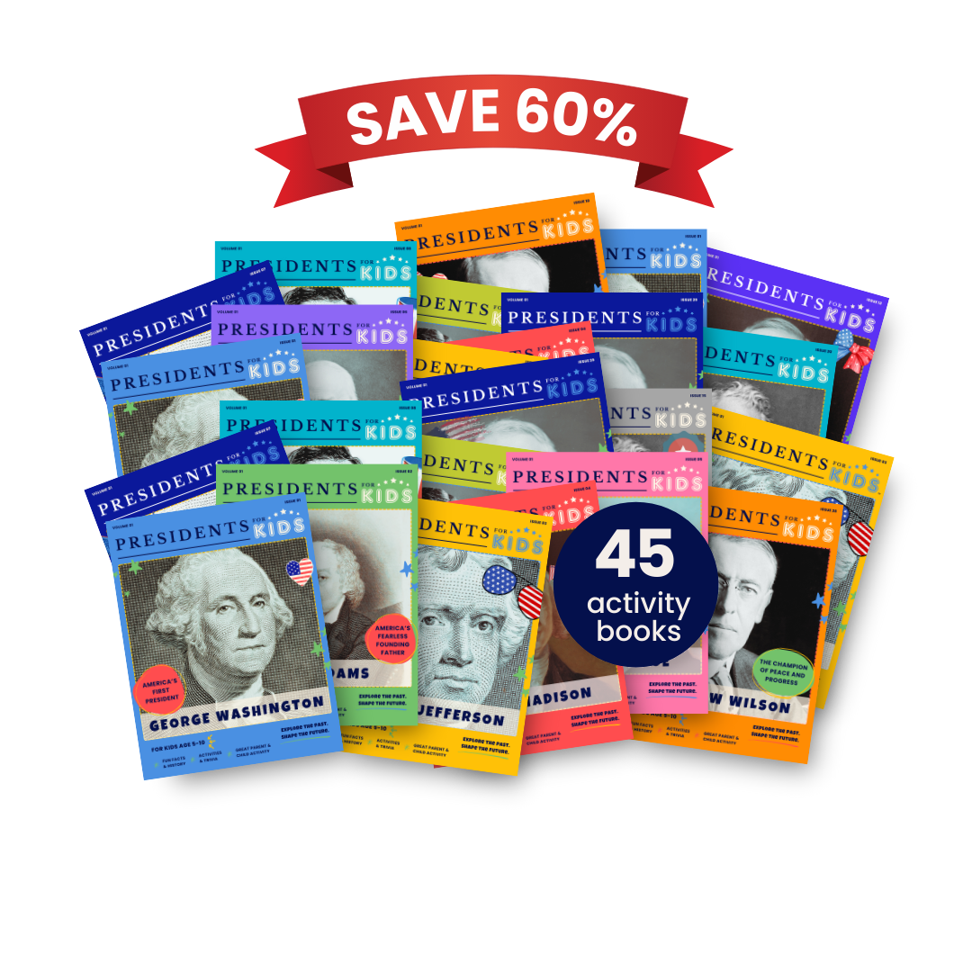 Presidential History Activity Books – Presidents For Kids